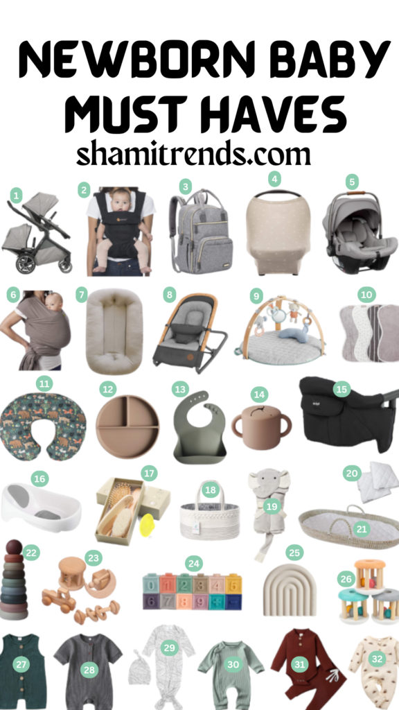 Newborn Baby Must-Haves: Complete Checklist for First Months | Shami Trends